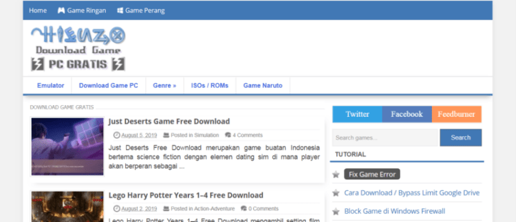 10 Situs Download Game PC Bajakan Terbaru 2025