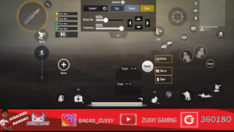 Inilah Settingan HUD PUBG Mobile dari BTR Zuxxy! - Gamedaim