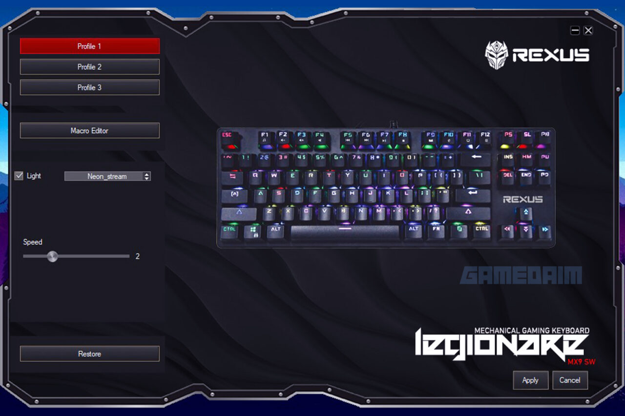 Review Rexus Legionare MX9: Keyboard Dengan Warna Menarik - Gamedaim