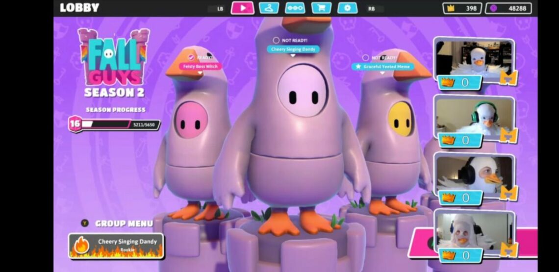 Fall Guys Akan Hadirkan Skin Angsa Untitled Goose - Gamedaim