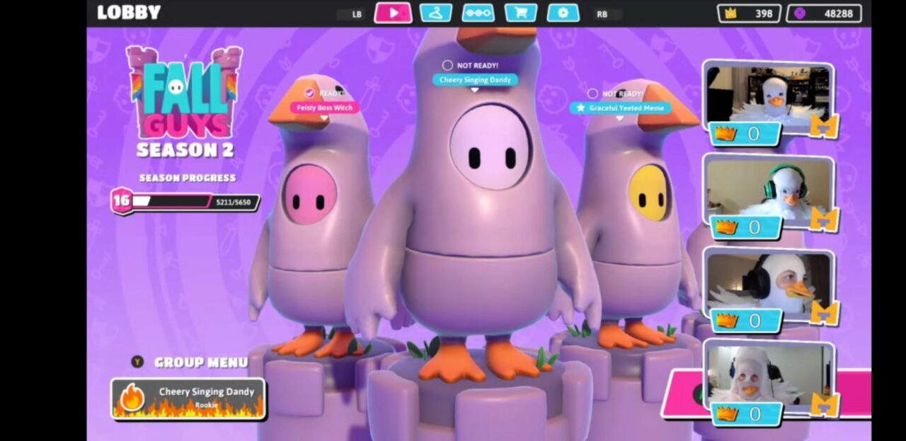 Fall Guys Akan Hadirkan Skin Angsa Untitled Goose - Gamedaim