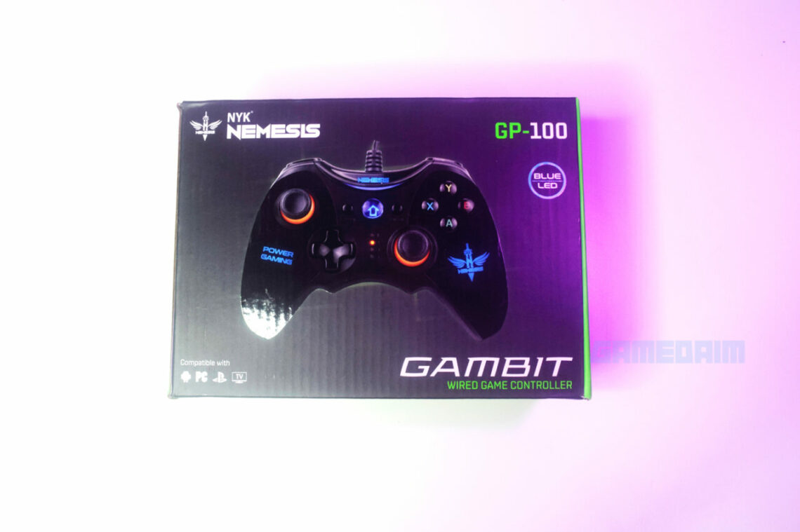 Review NYK Nemesis Gambit GP-100: Gamepad yang Tinggal Plug and Play - Gamedaim