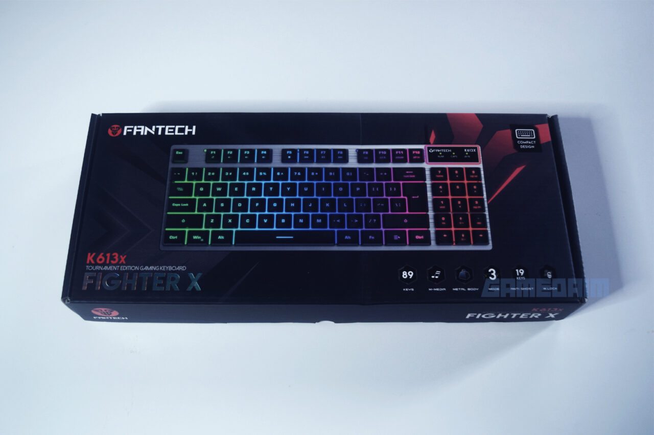 Review Fantech FIGHTER K613X: Keyboard Membrane yang Compact - Gamedaim