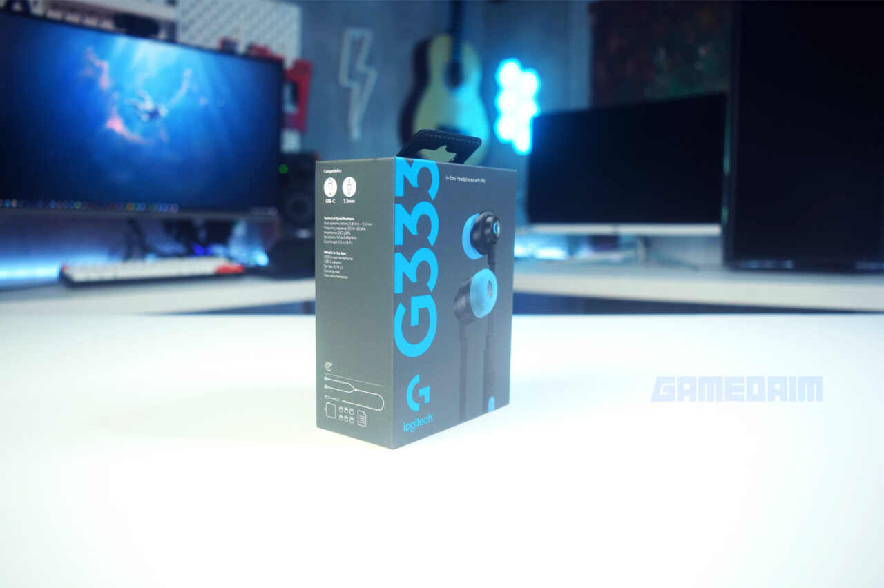 Review Logitech G333: In-Ear Headphone yang Multiplatform - Gamedaim