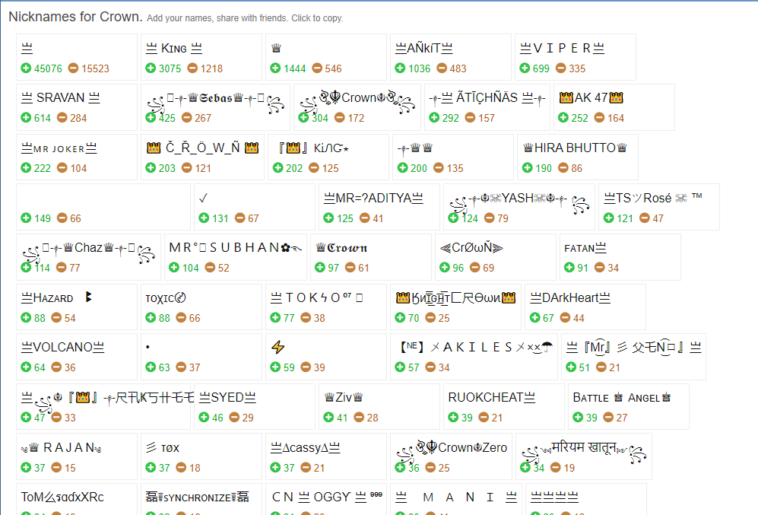 100+ Nickname Free Fire Crown Terbaru 2021! - Gamedaim