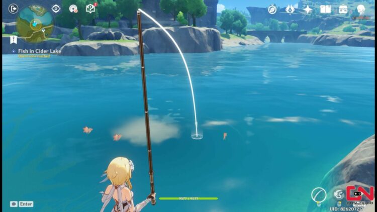 Lokasi / Location Medaka Fish di Genshin Impact - Gamedaim