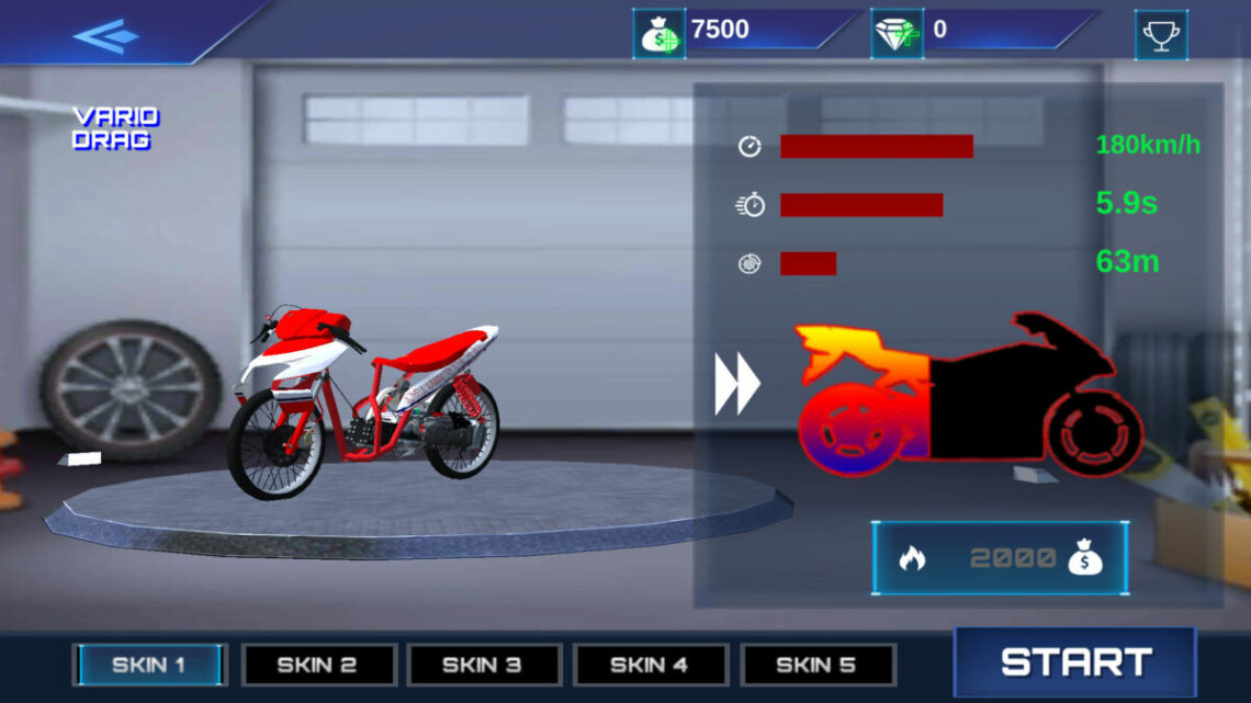 Download Real Drag Bike Racing MOD APK Terbaru 2022 - Gamedaim