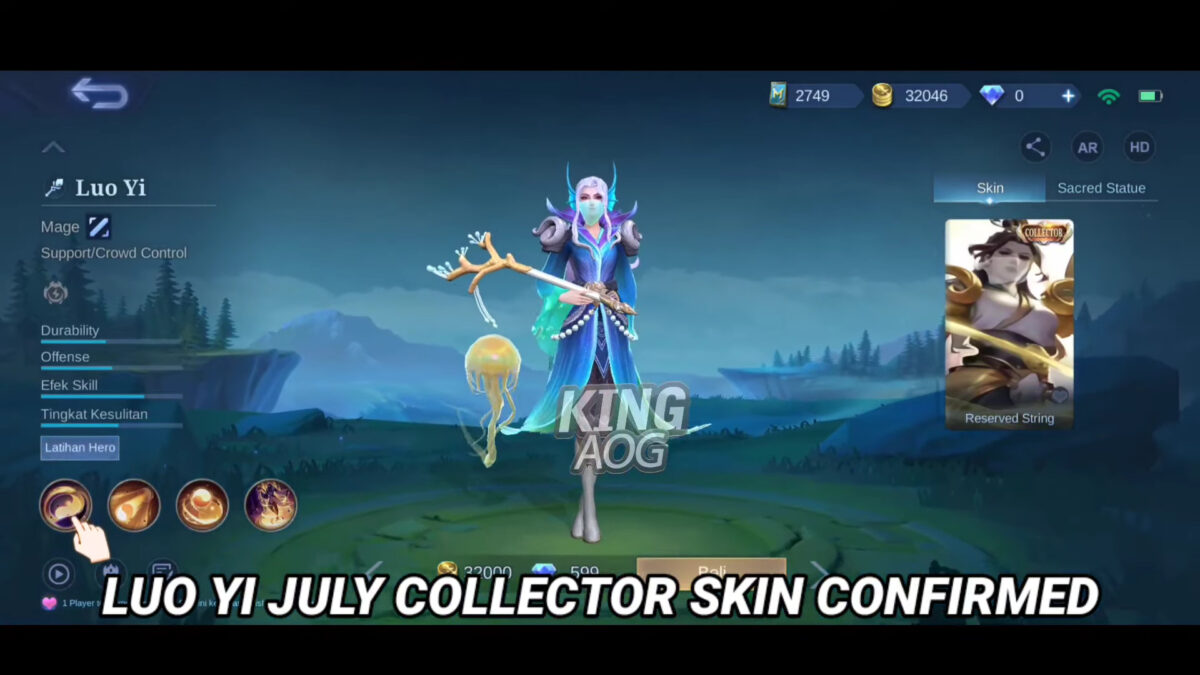 Bocoran Skin Collector Luo Yi, Begini Tampilannya - Gamedaim