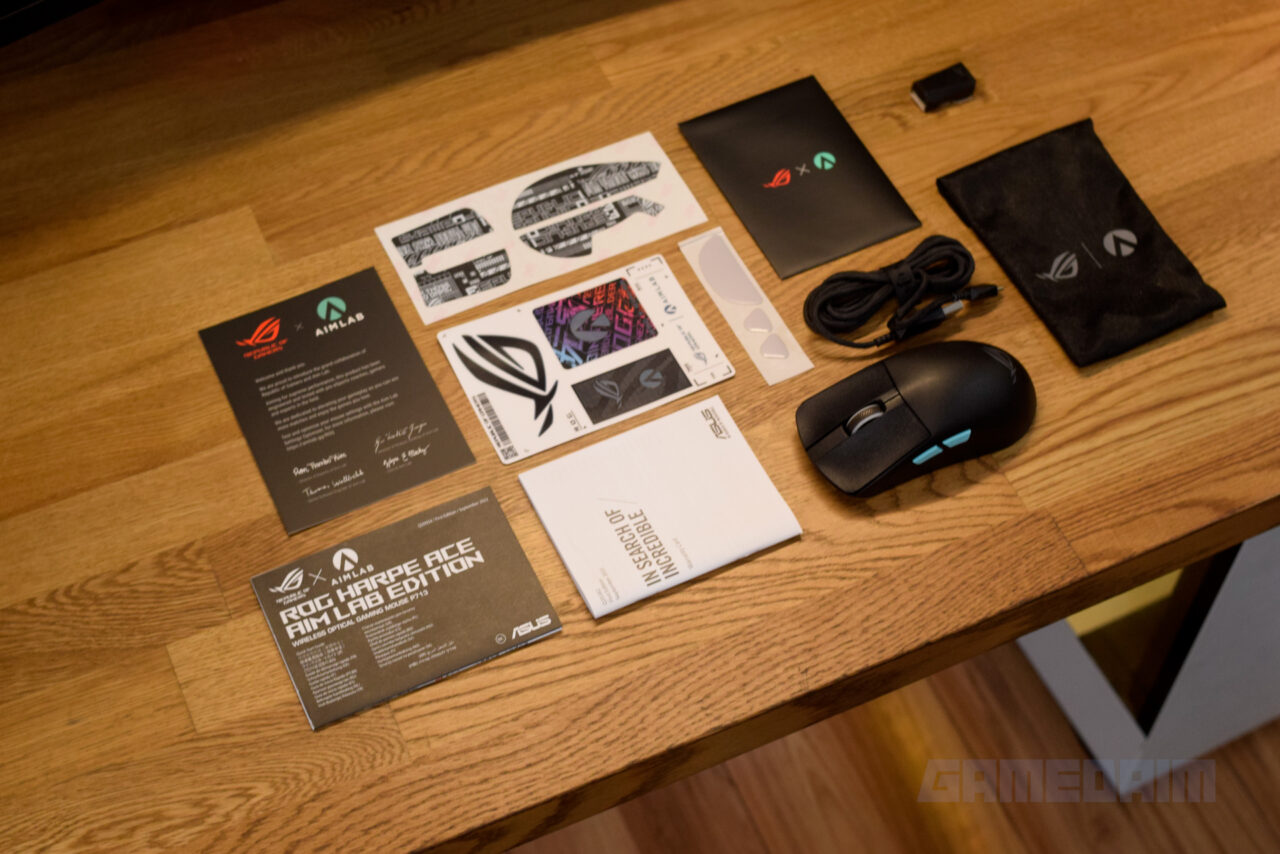Review ASUS ROG Harpe Ace Aim Lab Edition: Khusus Pro Player! - Gamedaim