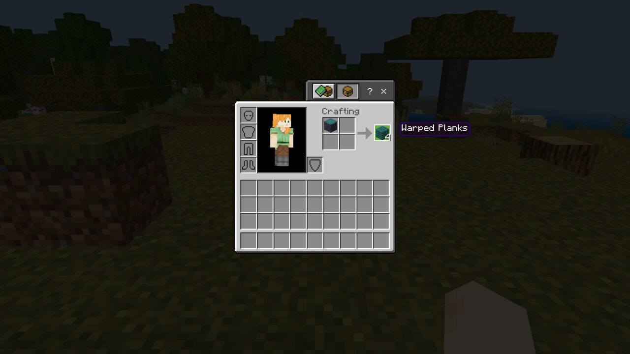 Cara Membuat Warped Planks di Minecraft - Gamedaim