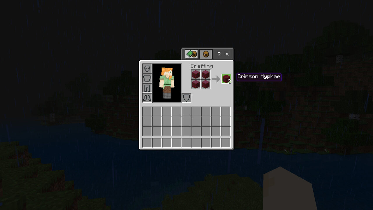 Cara Membuat Crimson Hyphae di Minecraft - Gamedaim