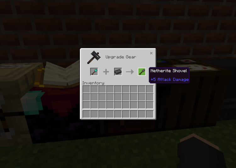 Cara Membuat Netherite Shovel di Minecraft - Gamedaim