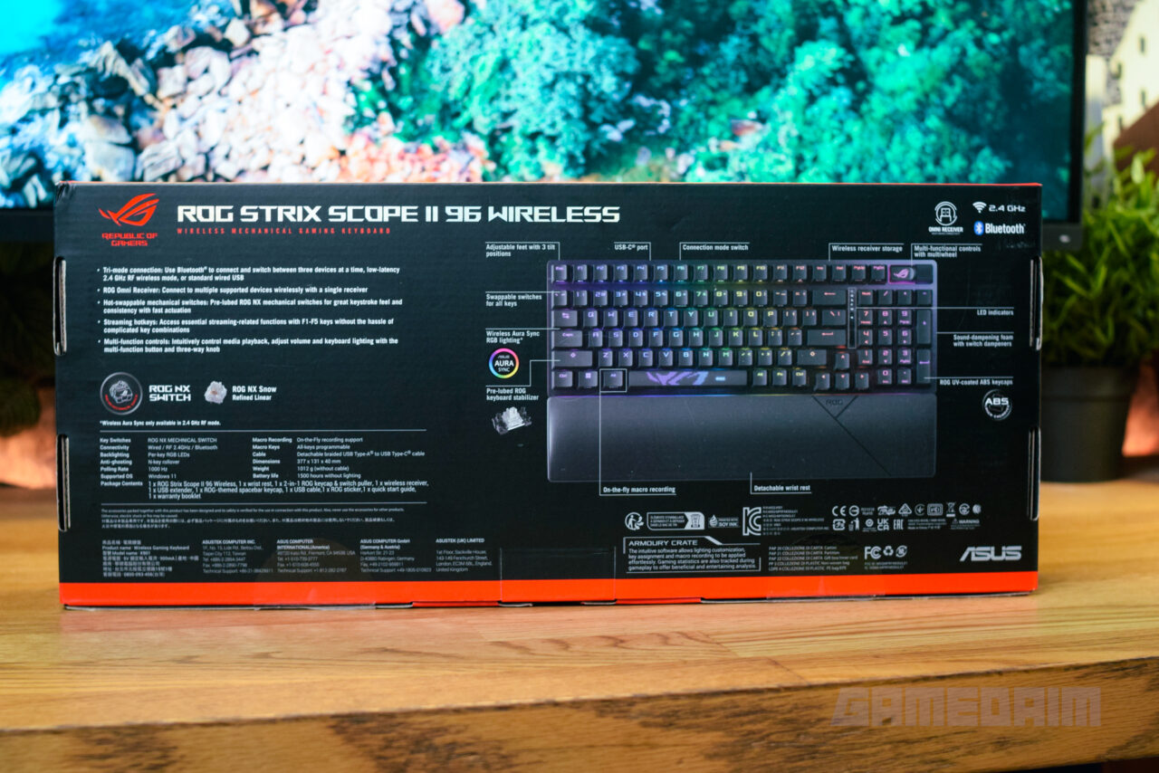 Review ASUS ROG Strix Scope II 96 Wireless: Ketika Full Size Dibuat Mepet - Gamedaim