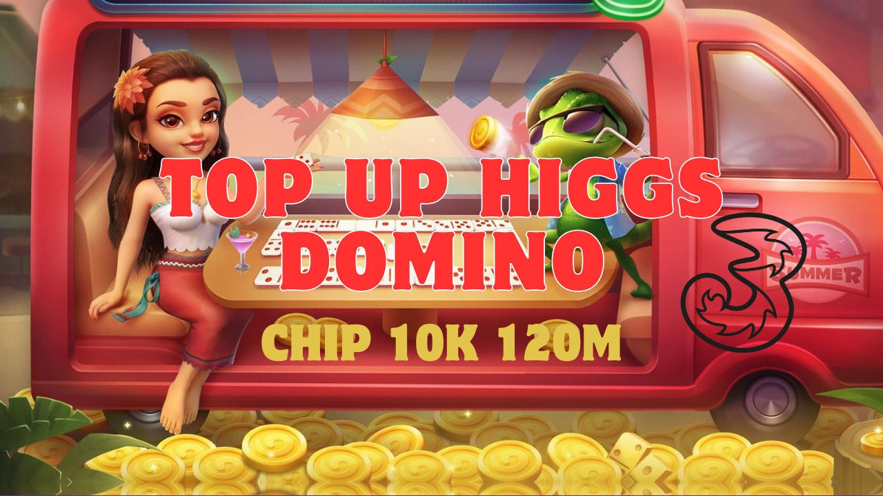 Top Up Higgs Domino 10K 120M Pulsa Tri Terbaru 2023 - Gamedaim