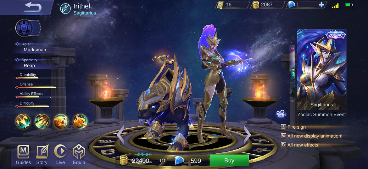 7 Skin Irithel Mobile Legends Terbaik - Gamedaim
