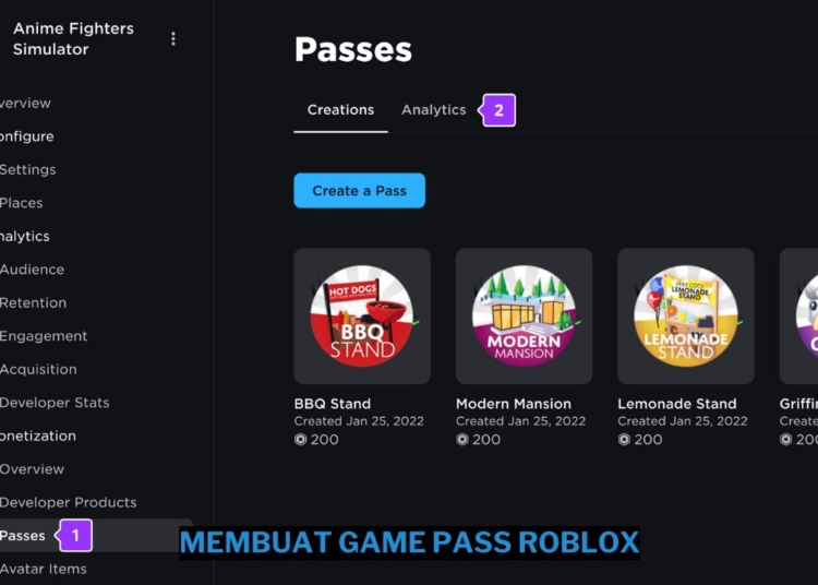 Cara Membuat Game Pass Roblox dengan Mudah