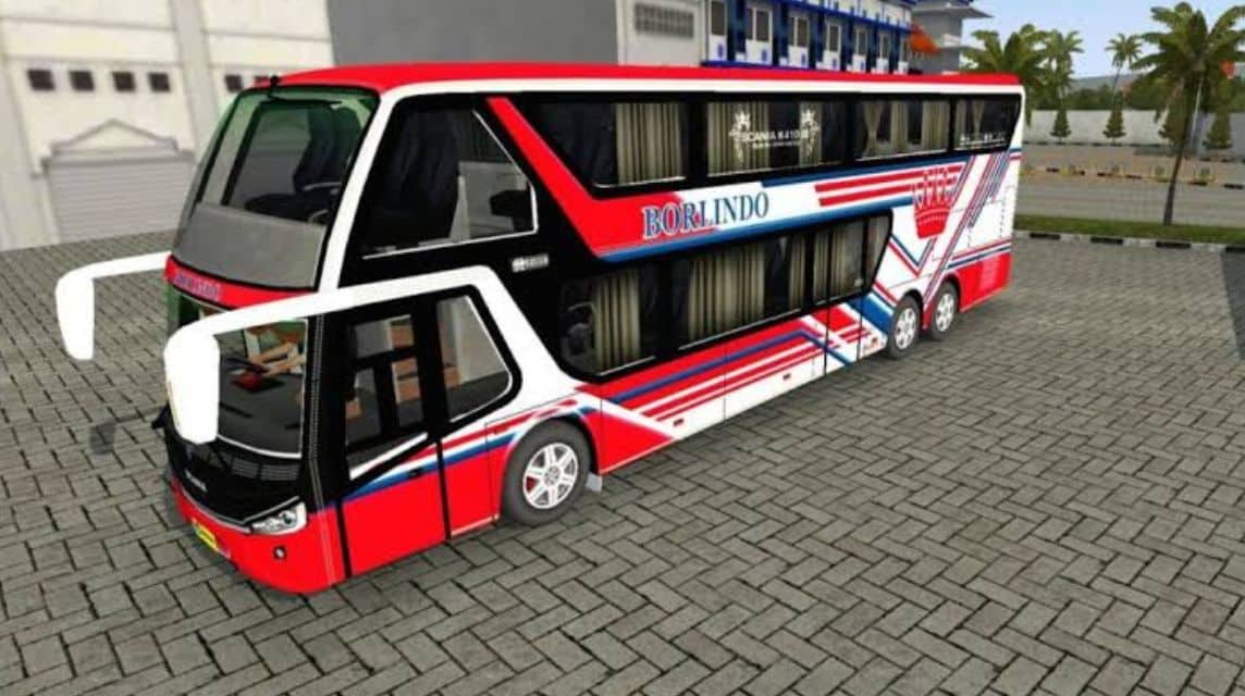 Download 25+ Livery BUSSID Double Decker Super Racing Scania - Gamedaim