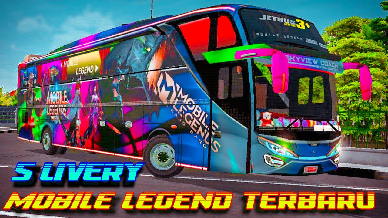 Download 20+ Livery BUSSID Mobile Legends Keren Terbaru - Gamedaim