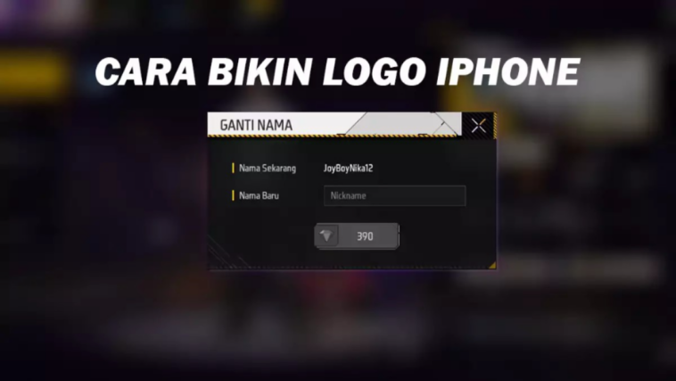 Ini Logo Iphone FF Terbaru Untuk Nama Akun, Tinggal Salin!