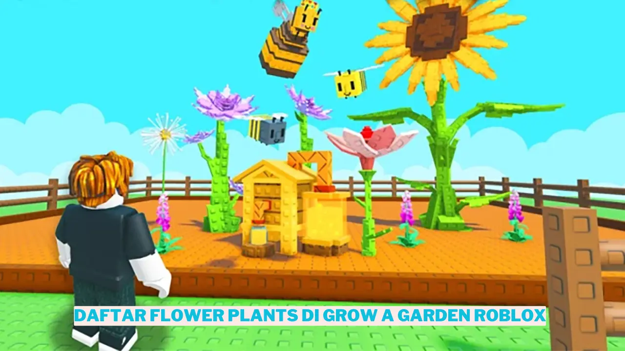 Daftar Flower Plants di Grow a Garden Roblox - Gamedaim